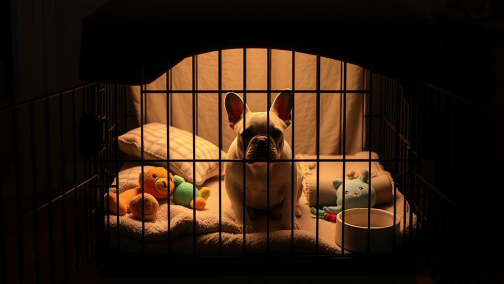 How to Night Crate Train a Puppy French Bulldog - BulldogAbbie